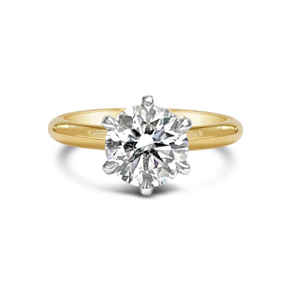Round Solitaire Diamond Engagement Ring - Holloway Diamonds